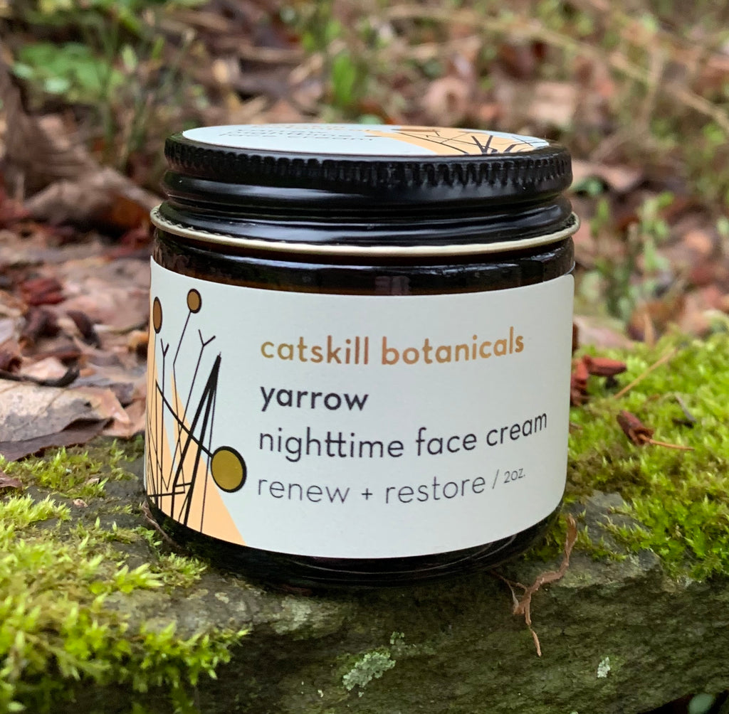 Yarrow Hazelnut Nighttime Face Cream – Catskill Botanicals